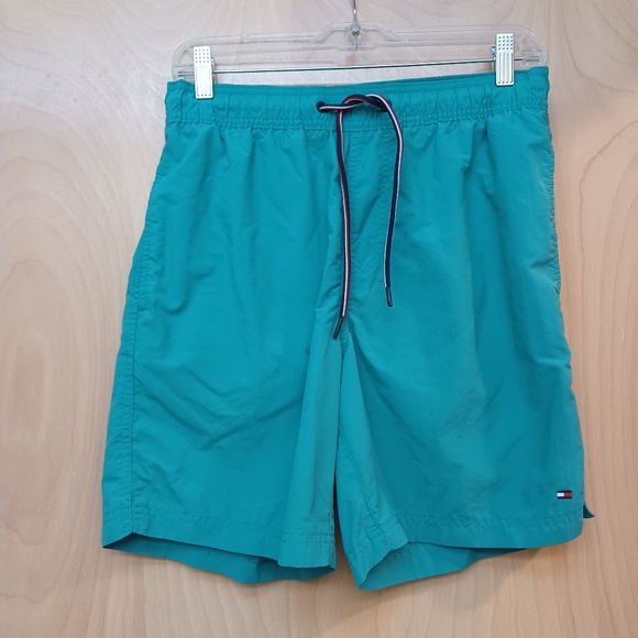 Tommy Hilfiger | Swim | Tommy Hilfiger Teal Turquoise Swim Trunks S P ...